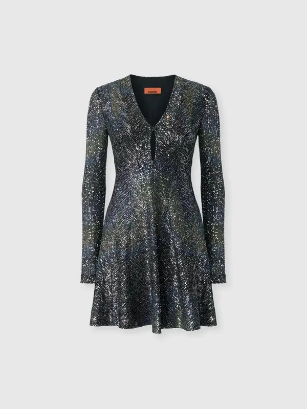 Missoni Dégradé Mini Dress With Sequins