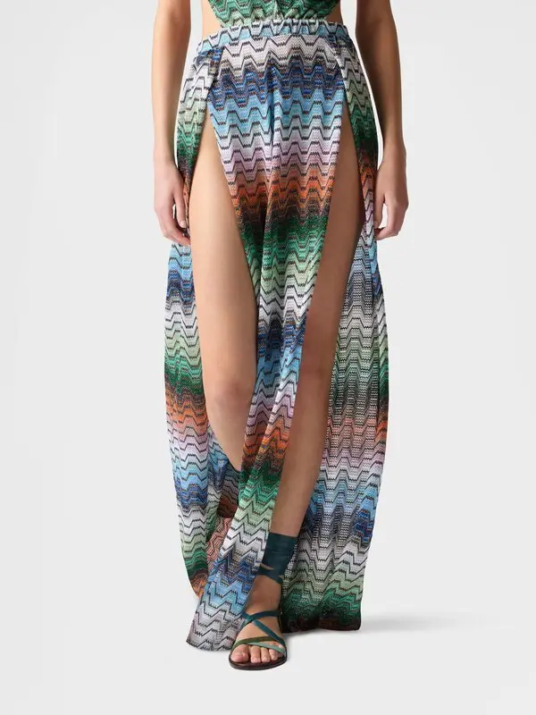 Missoni Long Jumpsuit With Greek Motif