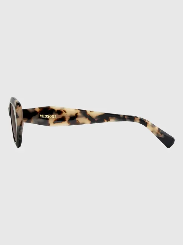 Missoni Seasonal Squared Oval Sunglasses Size