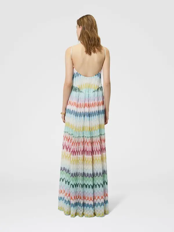 Missoni Long Dress In Zig Zag Lace