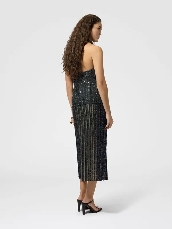 Missoni Halterneck Top With Sequin Applications