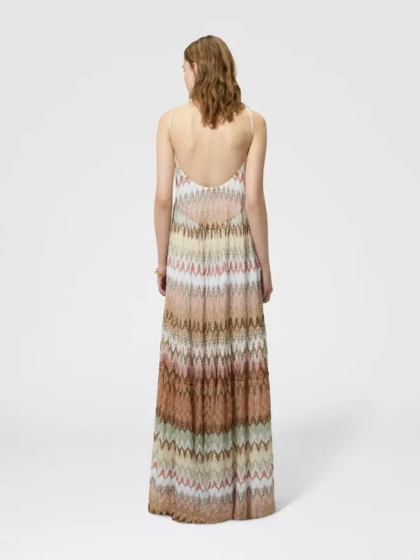 Missoni Long Dress In Zig Zag Lace