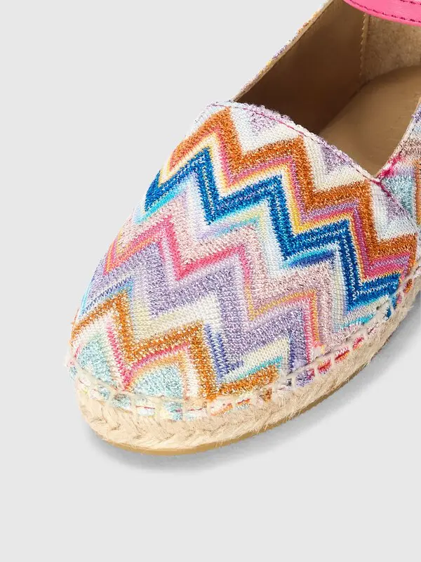 Missoni Espadrilles With Zig Zag Motif