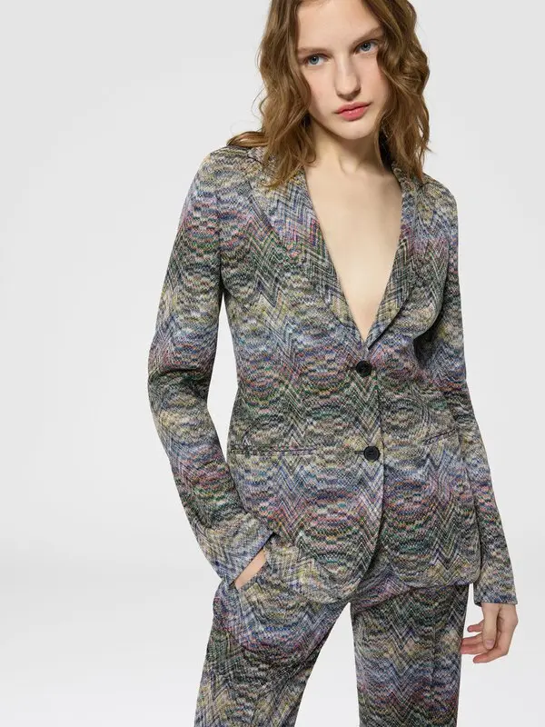 Missoni Viscose Lamé Blazer