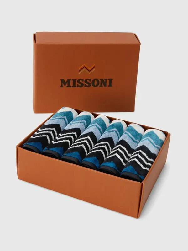 Missoni Giacomo Face Towels 30x30 Cm 6 Pieces