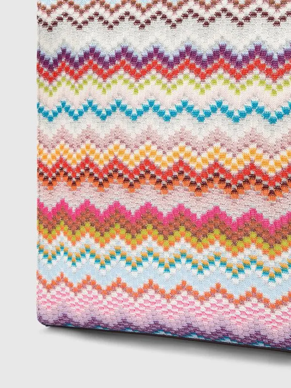 Missoni Leather And Canvas Shopper Bag