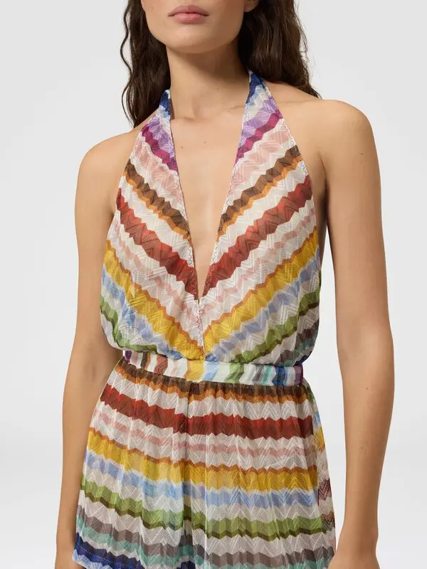 Missoni Short Zig Zag Tulle Cover-up Jumpsuit
