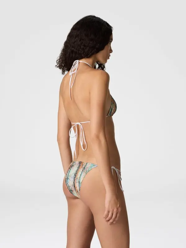 Missoni Multi-technique Mixed Viscose Lamé Bikini