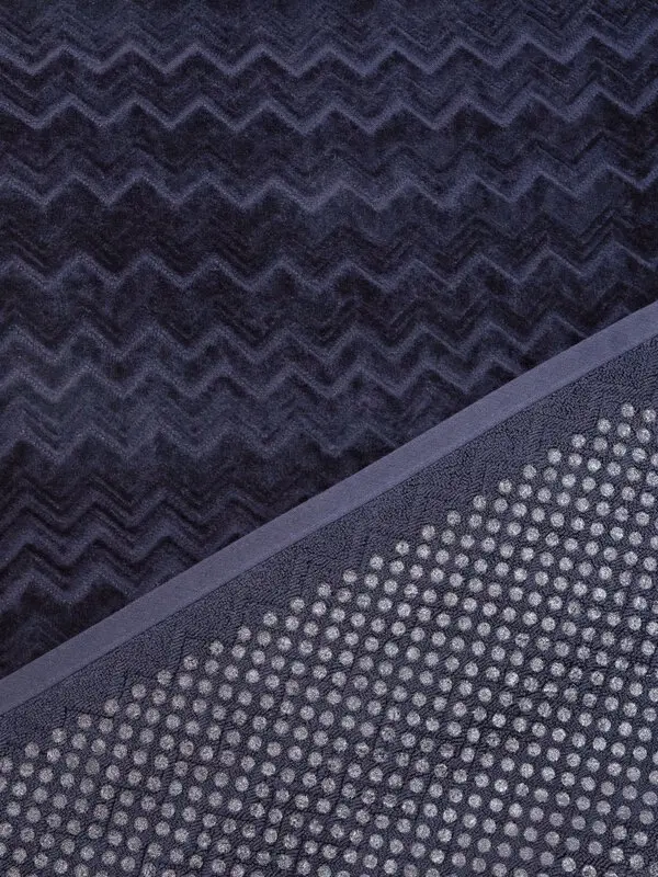 Missoni Chalk 60x90 Cm Cotton Zigzag Bath Mat