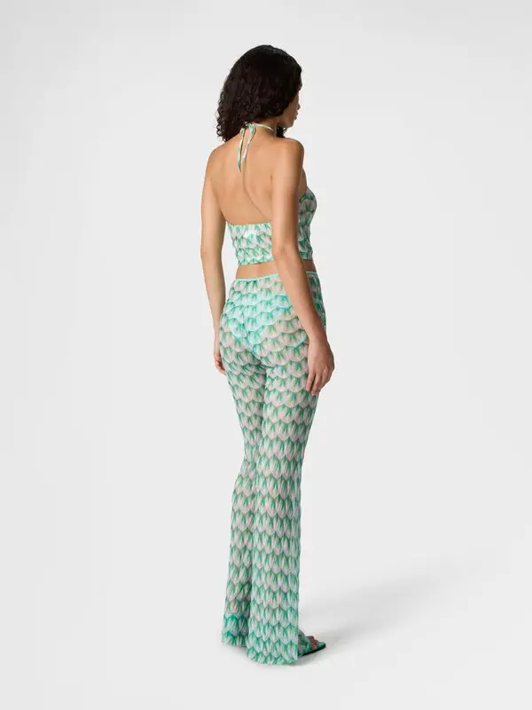 Missoni Top In Viscose With Floral Pattern And Halter Neckline