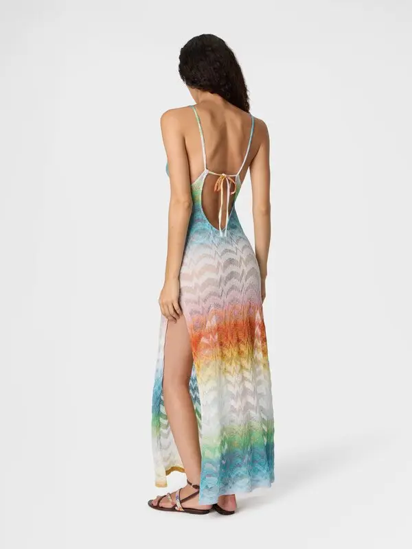 Missoni Shaded Lamé Viscose Maxi Dress - Multicoloured