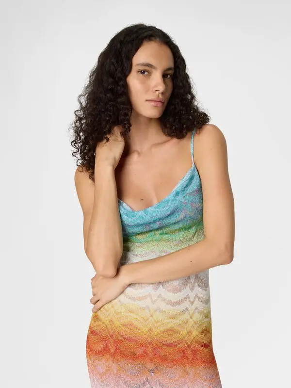 Missoni Shaded Lamé Viscose Maxi Dress - Multicoloured