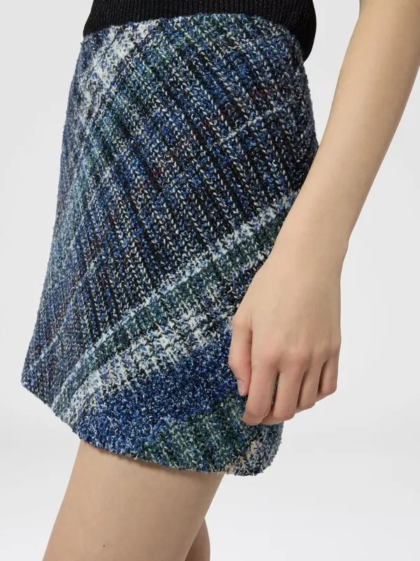 Missoni Wool-blend Check Mini Skirt