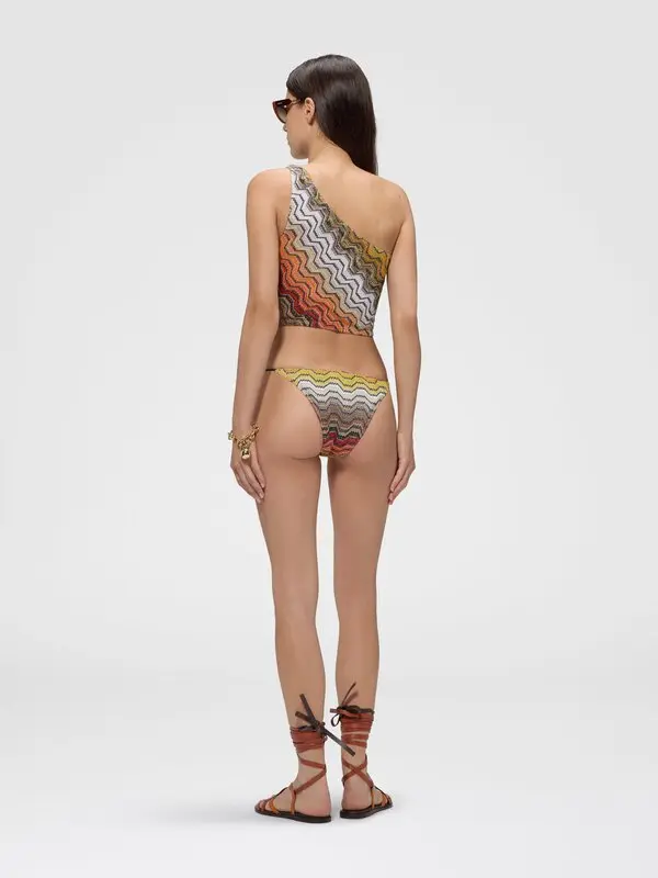 Missoni One-shoulder Top In Viscose Lamé Blend