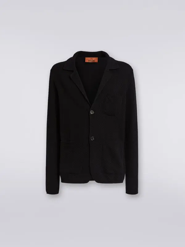Missoni Cotton And Viscose Knit Blazer