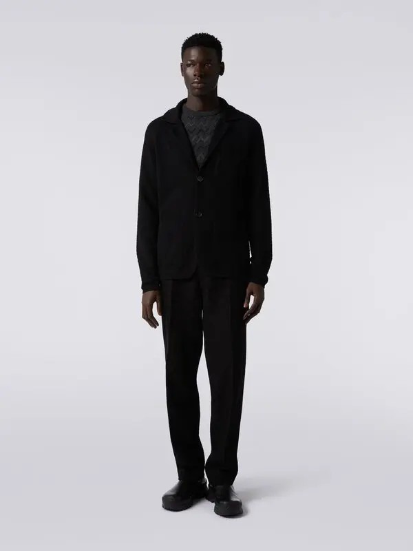 Missoni Cotton And Viscose Knit Blazer