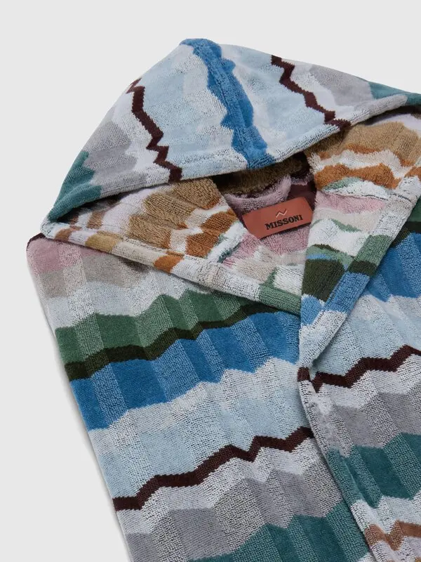 Missoni Eva Hooded Cotton Terry Bathrobe - Multicoloured