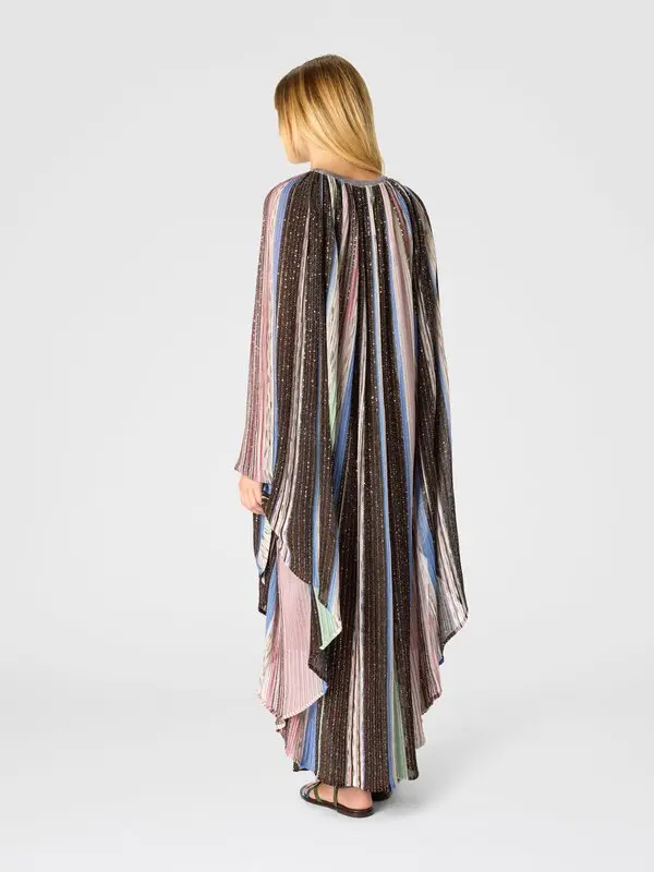 Missoni Long Cape-effect Mixed Viscose Lamé Caftan
