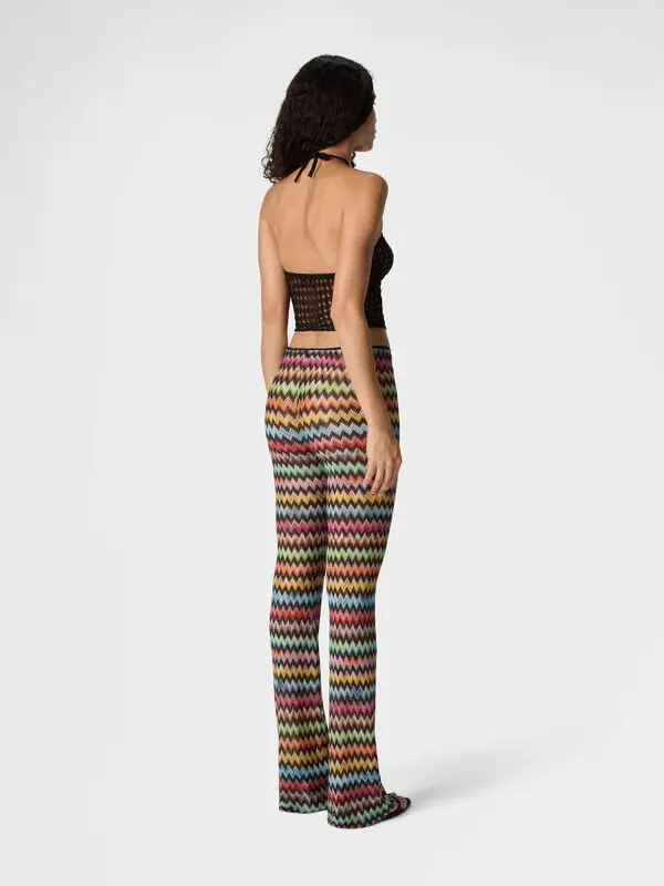 Missoni Lamé Viscose Halter Neck Top - Black