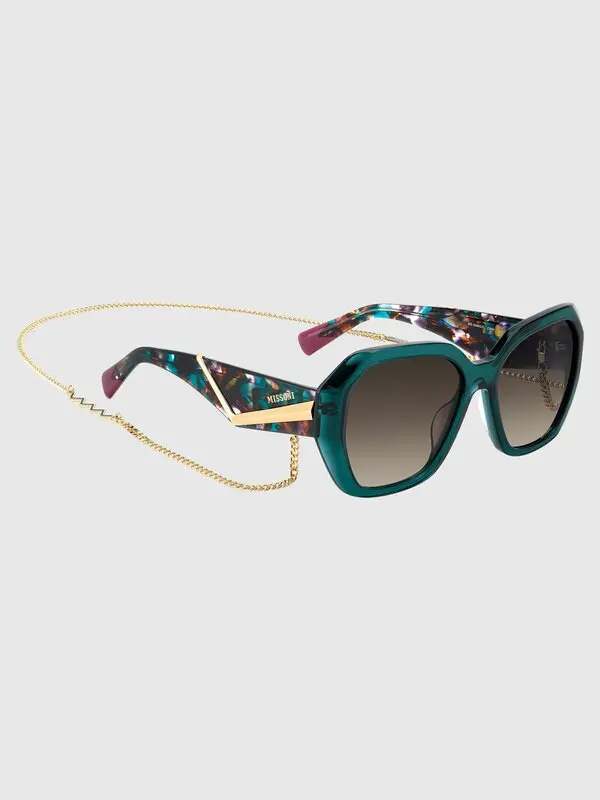 Missoni Seasonal Squared Acetate Sunglasses Size
