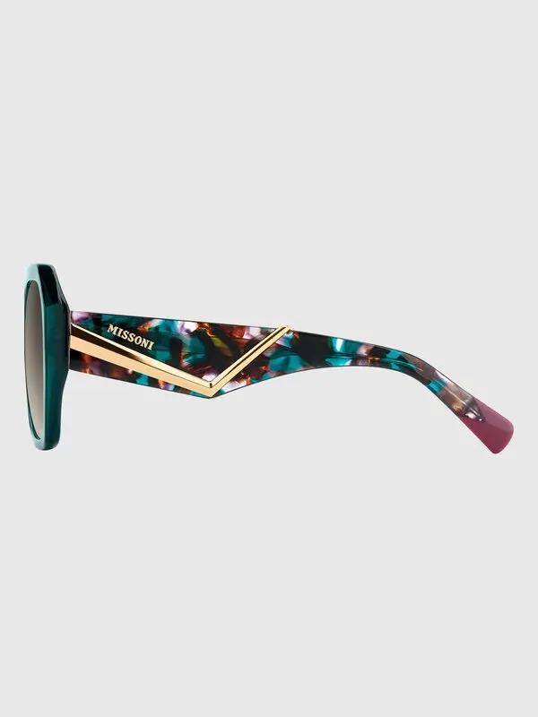 Missoni Seasonal Squared Acetate Sunglasses Size