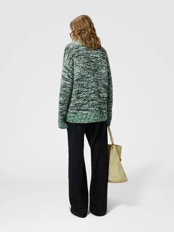 Missoni Oversized Cardigan With Patch Pockets And 3d Construction