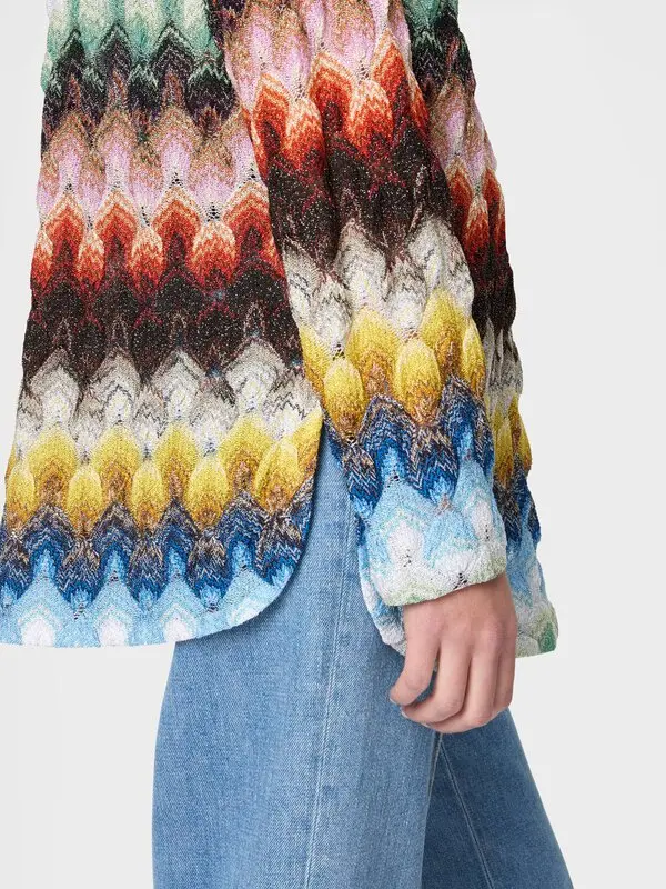 Missoni Oversized Blouse With Deep V-neckline