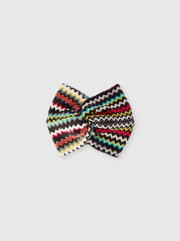 Missoni Wool-blend Headband With Central Twist - Multicoloured