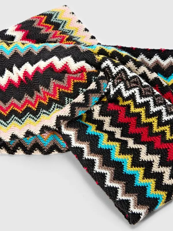 Missoni Wool-blend Headband With Central Twist