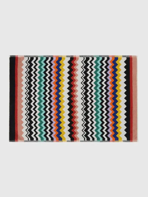 Missoni 100% Cotton Bath Mat With Chevron Pattern