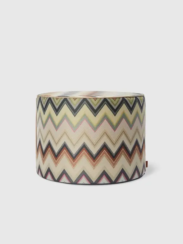 Missoni Agadir Cylindrical Pouffe 40x30 Cm