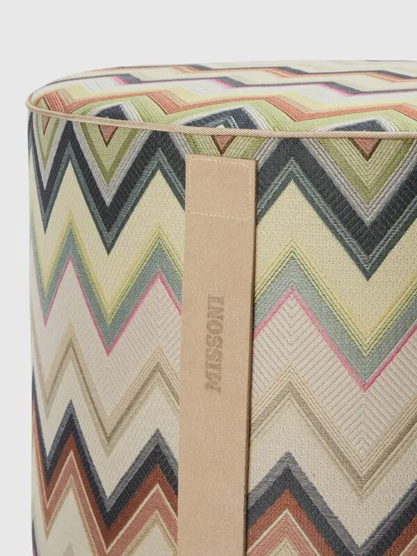 Missoni Agadir Cylindrical Pouffe 40x30 Cm