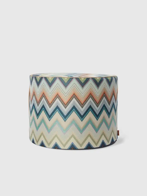 Missoni Agadir Cylindrical Pouffe 40x30 Cm