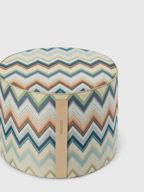 Missoni Agadir Cylindrical Pouffe 40x30 Cm