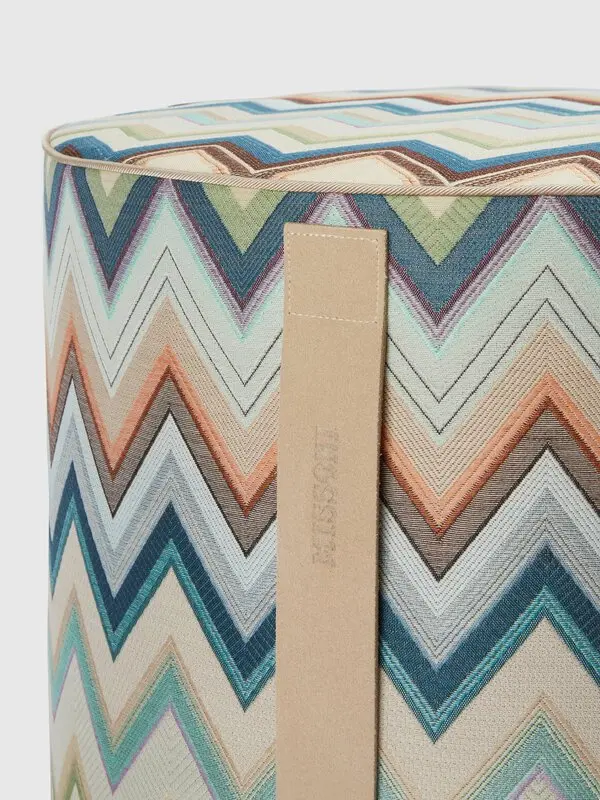 Missoni Agadir Cylindrical Pouffe 40x30 Cm