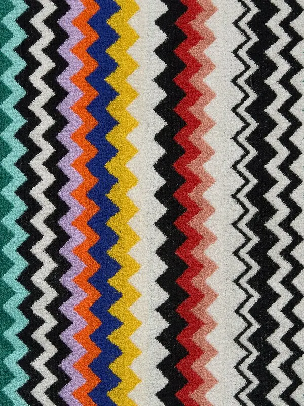 Missoni Best Cotton Terry Bathrobe Zig Zag - Multicoloured