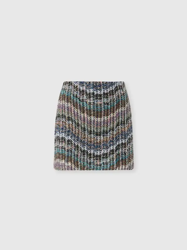 Missoni Wool-blend Lamé Mini Skirt With Sequins