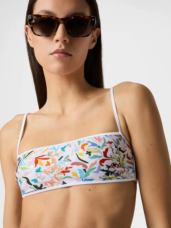 Missoni Printed Stretch Fabric Bralette Bikini - Multicoloured