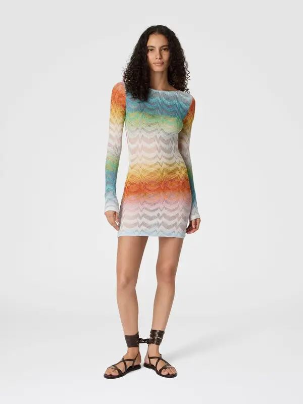Missoni Shaded Viscose Lamé Mini Dress