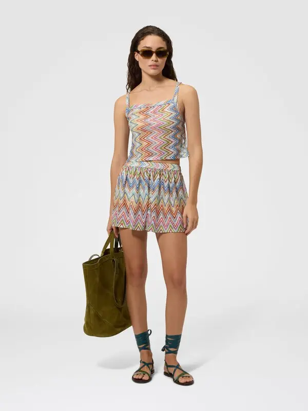Missoni Zig Zag Printed Fabric Shorts