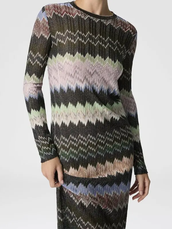 Missoni Viscose Lamé Snake-pattern Gown