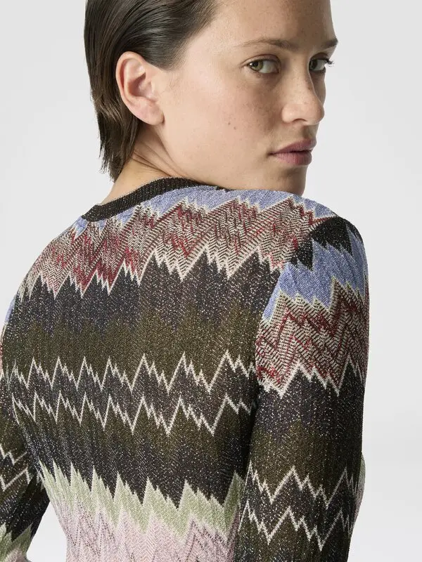 Missoni Viscose Lamé Snake-pattern Gown