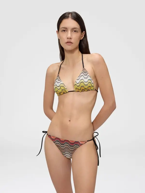 Missoni Bikini In Viscose Lamé Blend