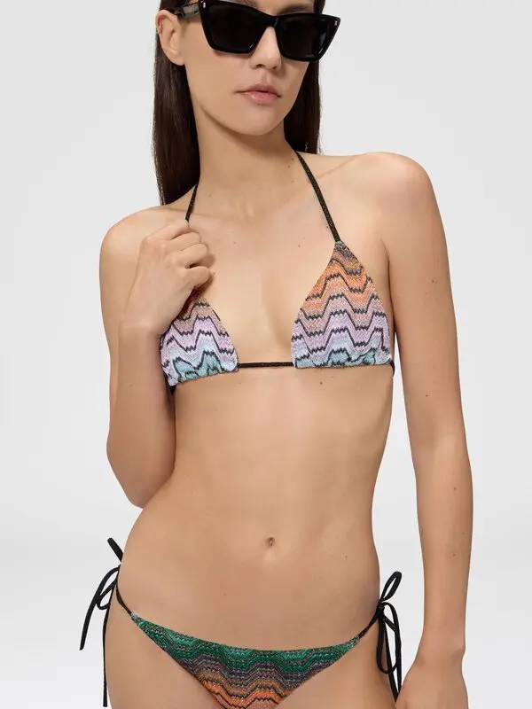 Missoni Bikini In Viscose Lamé Blend