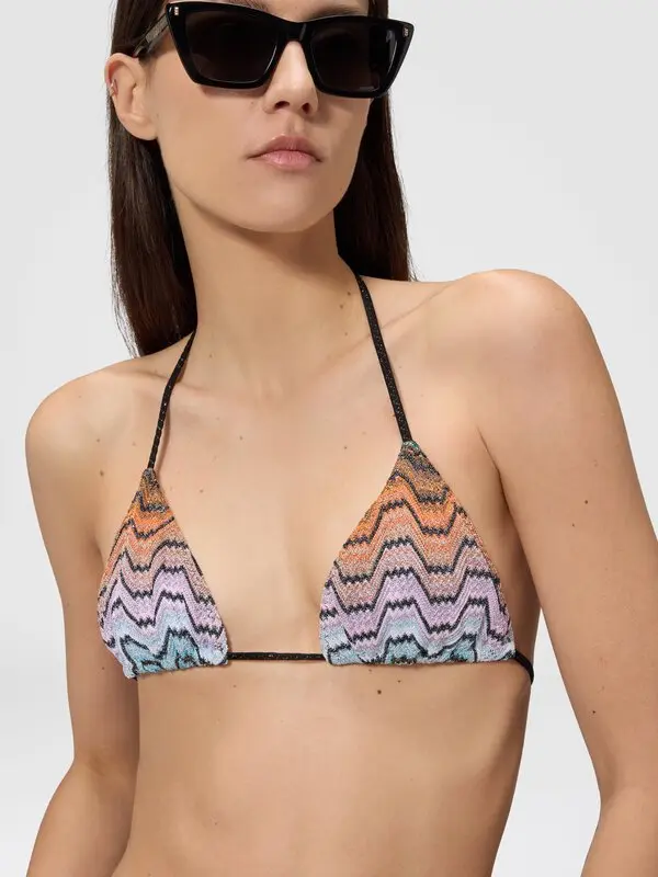 Missoni Bikini In Viscose Lamé Blend