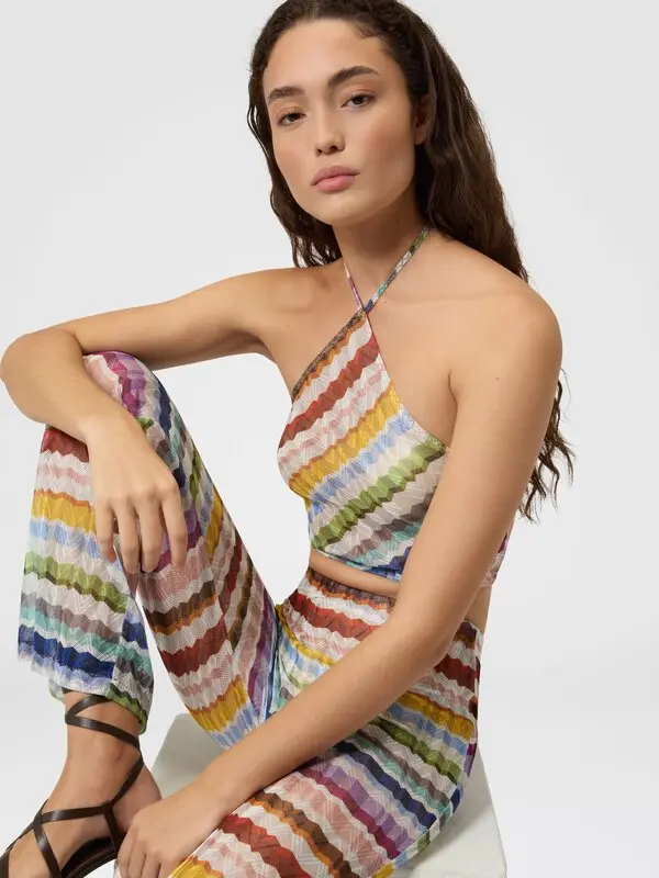 Missoni Zig Zag Tulle Cover-up Trousers