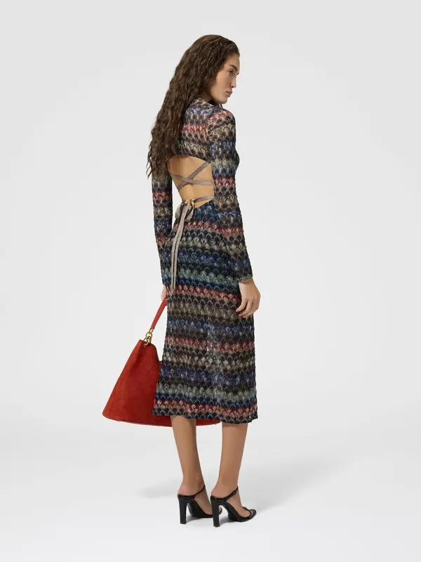 Missoni Midi Dress With Back Cut-out Detail