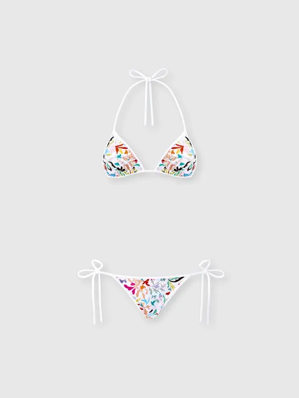 Missoni Bikini In Printed Stretch Fabric - Multicoloured