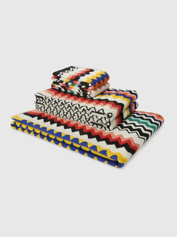 Missoni Five-piece Bath Bath Set In Cotton Terry - Multicoloured