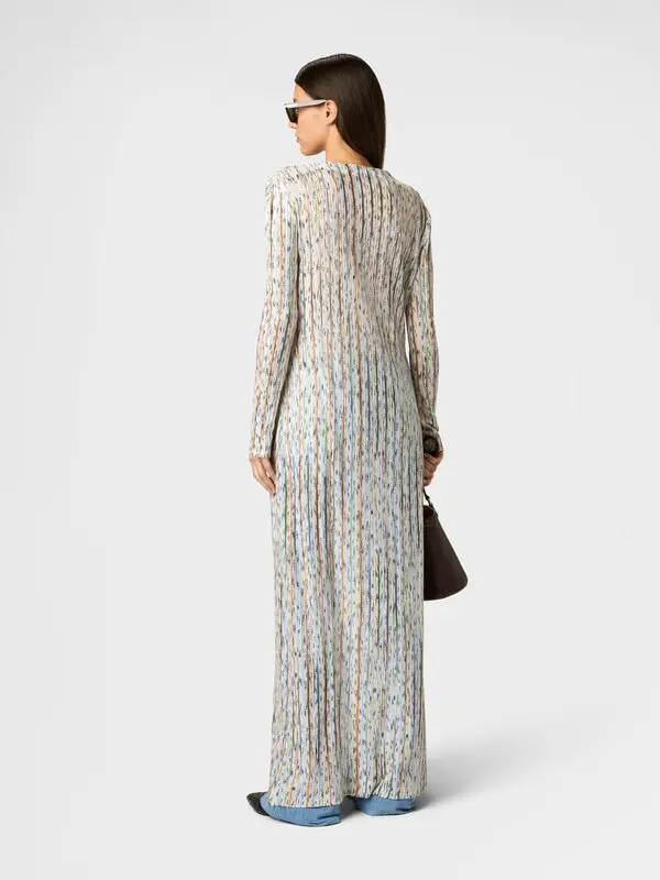 Missoni Cardigan In Ribbed Viscose Blend With Sequins